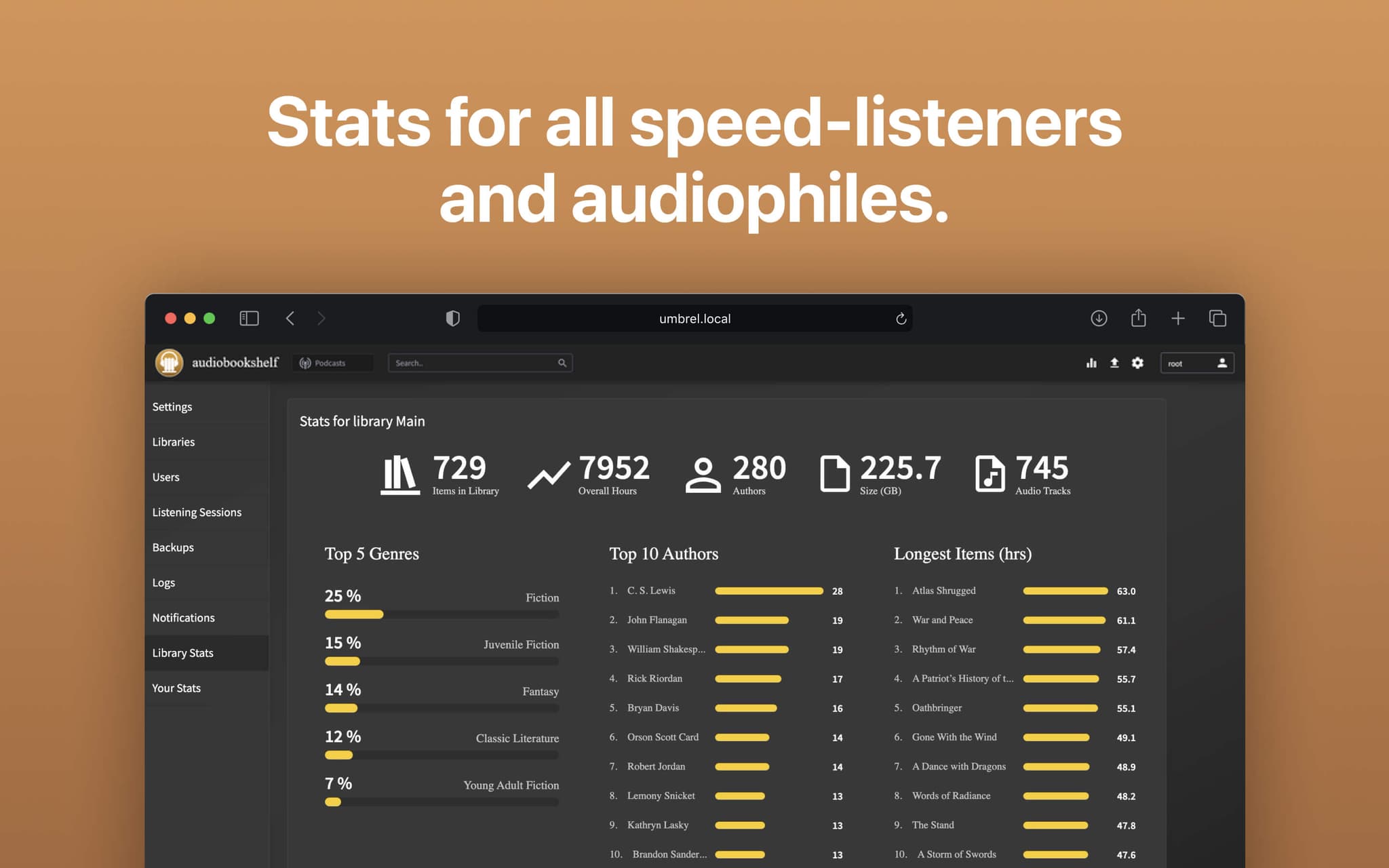 Audiobookshelf | Umbrel App Store