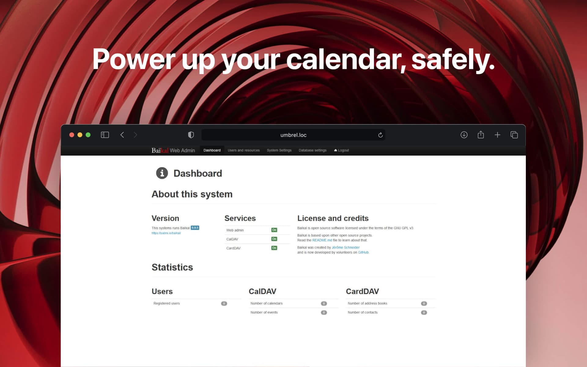 Baikal | Umbrel App Store