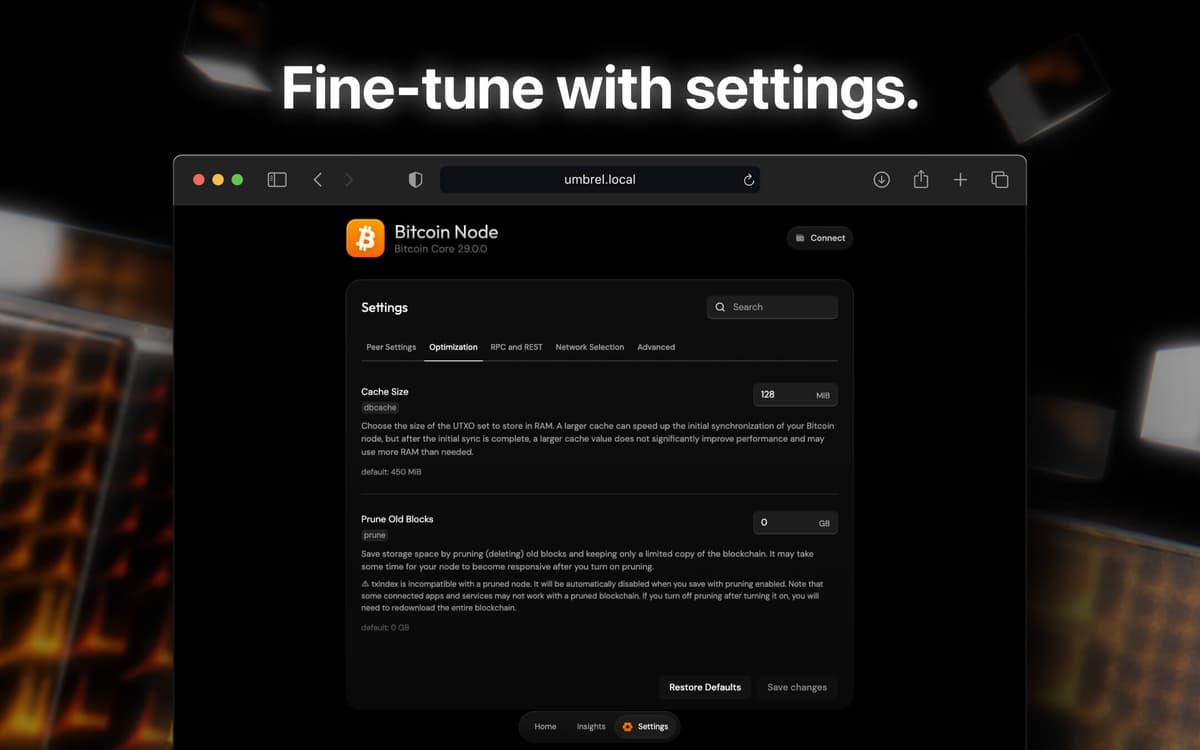 Bitcoin Node | Umbrel App Store