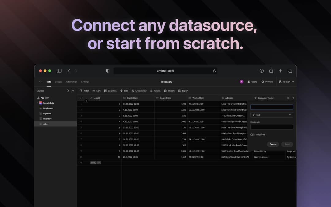 Budibase | Umbrel App Store