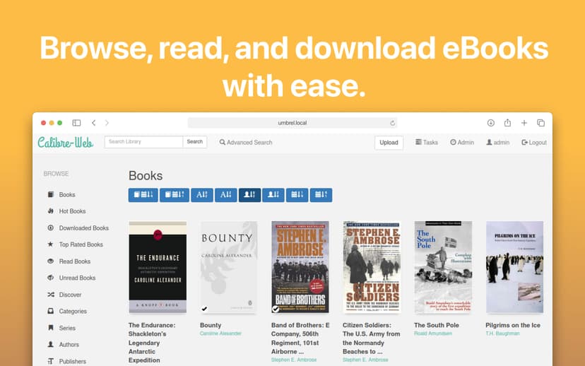 Calibre Web | Umbrel App Store