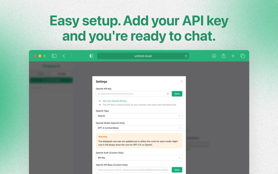 Chatpad AI | Umbrel App Store
