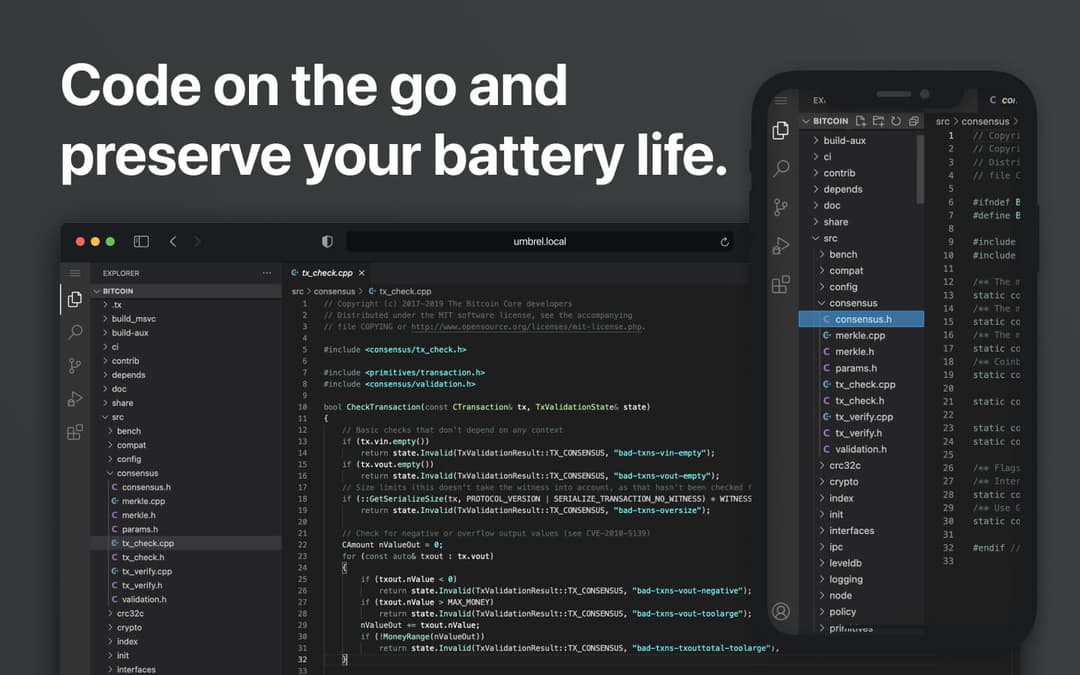 code-server | Umbrel App Store
