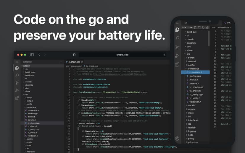 code-server | Umbrel App Store