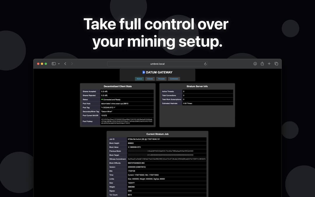 DATUM | Umbrel App Store