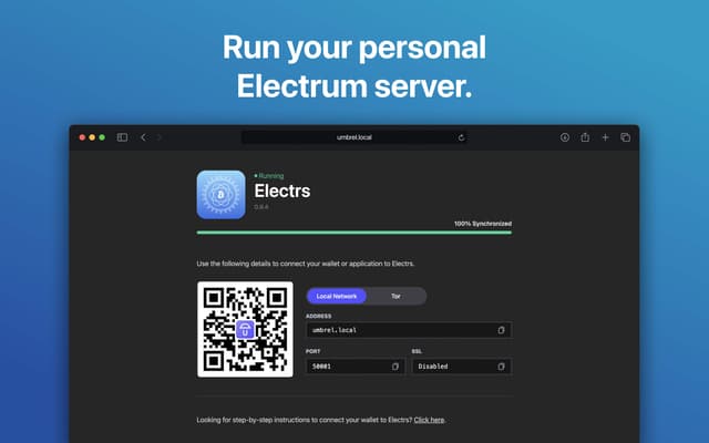 Electrs | Umbrel App Store