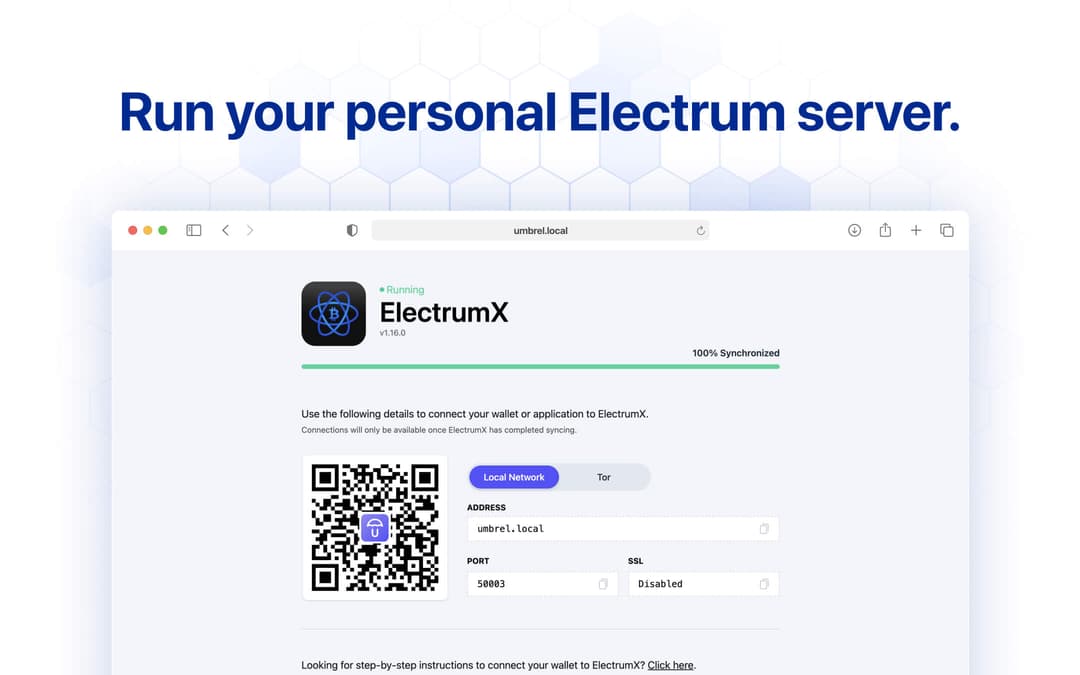 ElectrumX | Umbrel App Store