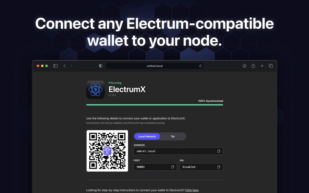 ElectrumX | Umbrel App Store