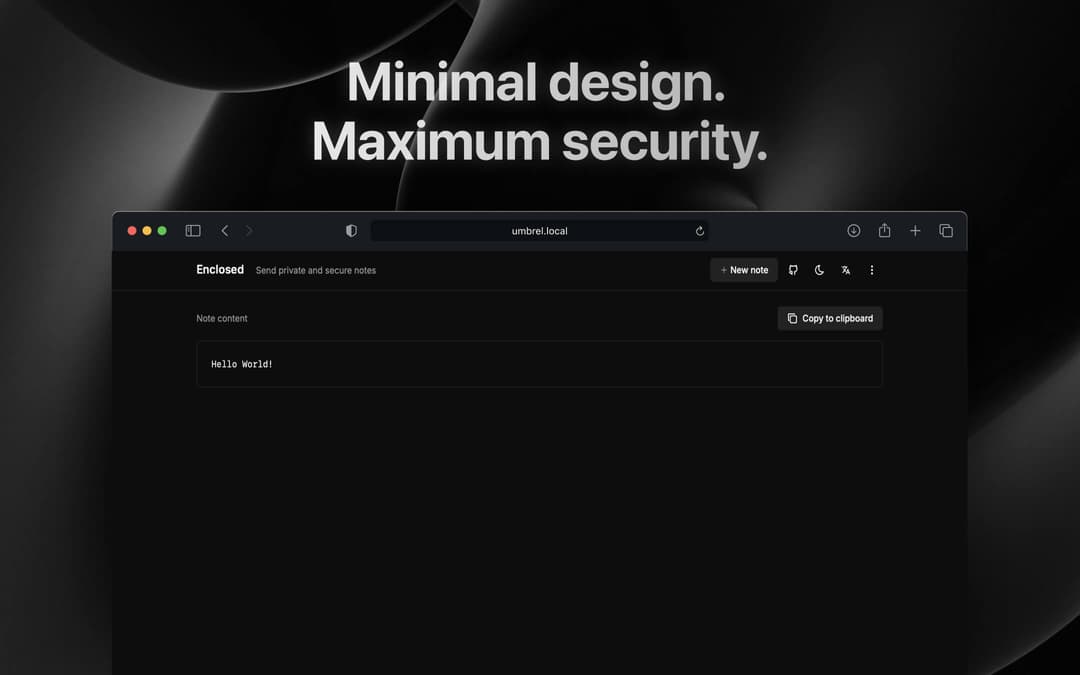 Enclosed | Umbrel App Store