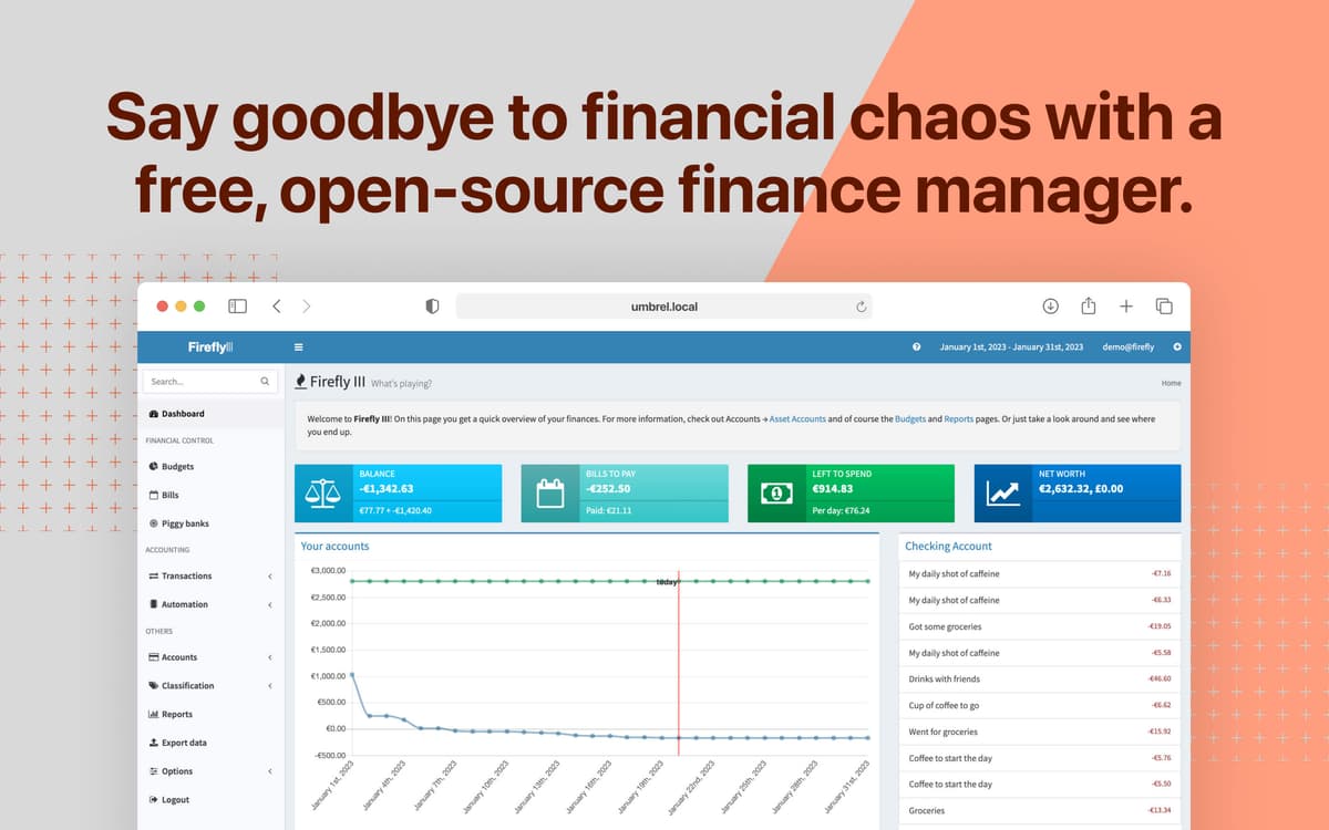Firefly III | Umbrel App Store