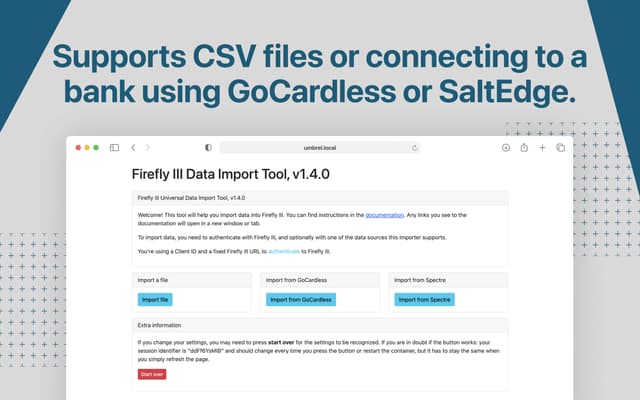 Firefly III Importer | Umbrel App Store