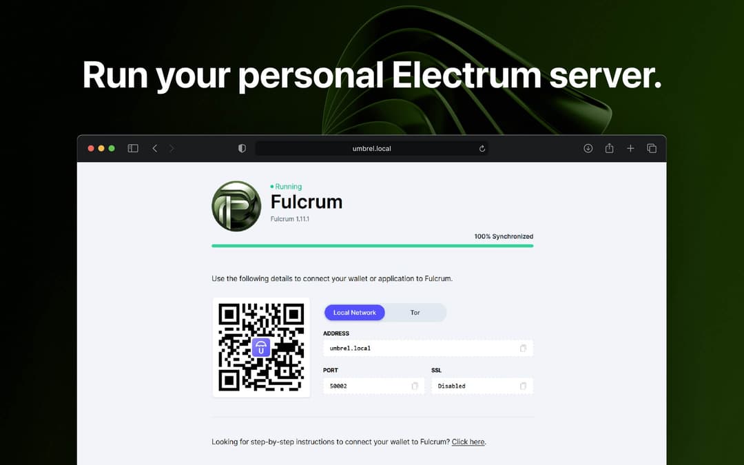 Fulcrum | Umbrel App Store