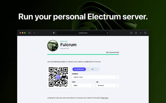 Fulcrum | Umbrel App Store