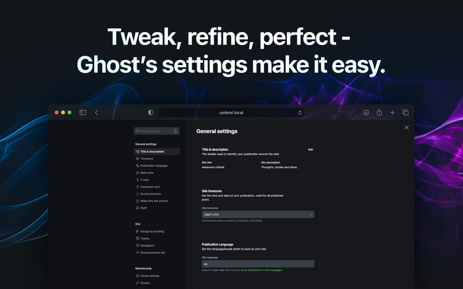 Ghost | Umbrel App Store