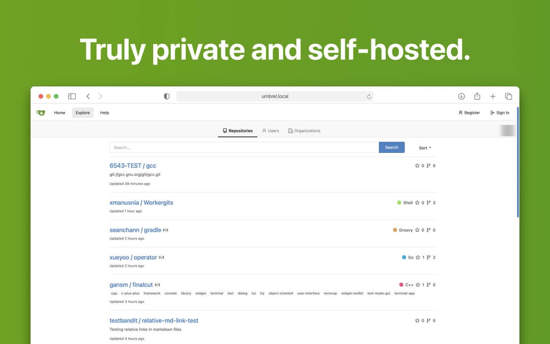 Gitea | Umbrel App Store