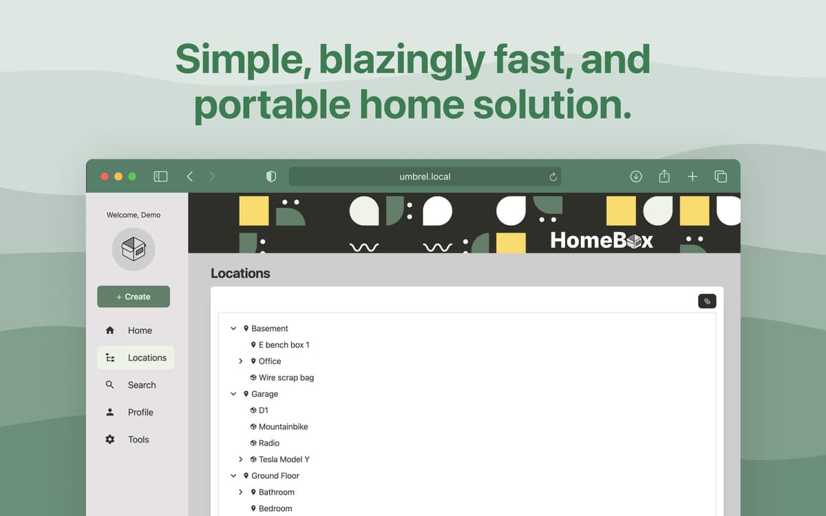 HomeBox | Umbrel App Store