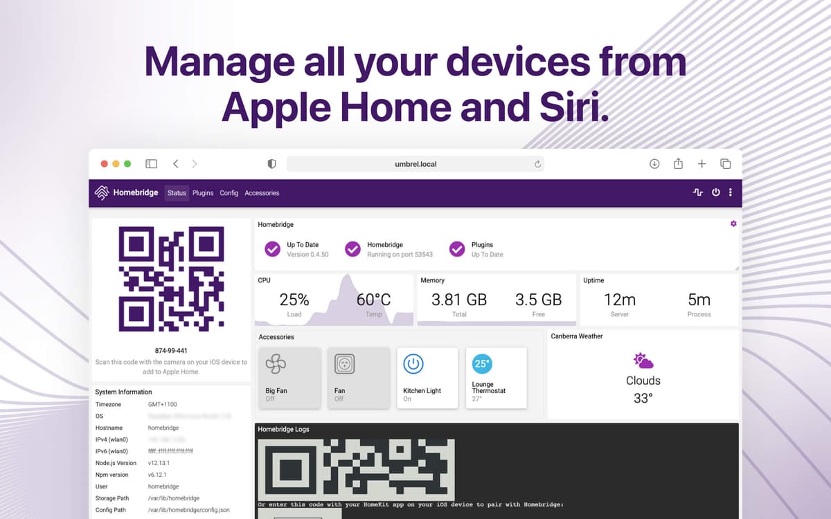 Homebridge | Umbrel App Store