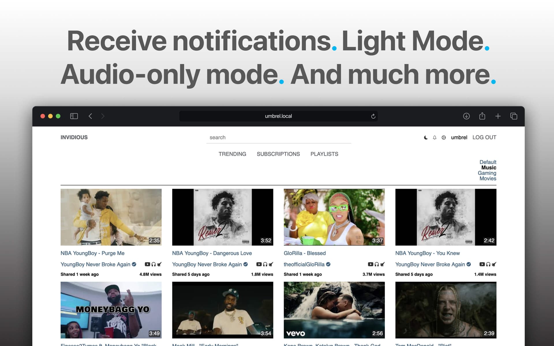 Invidious | Umbrel App Store