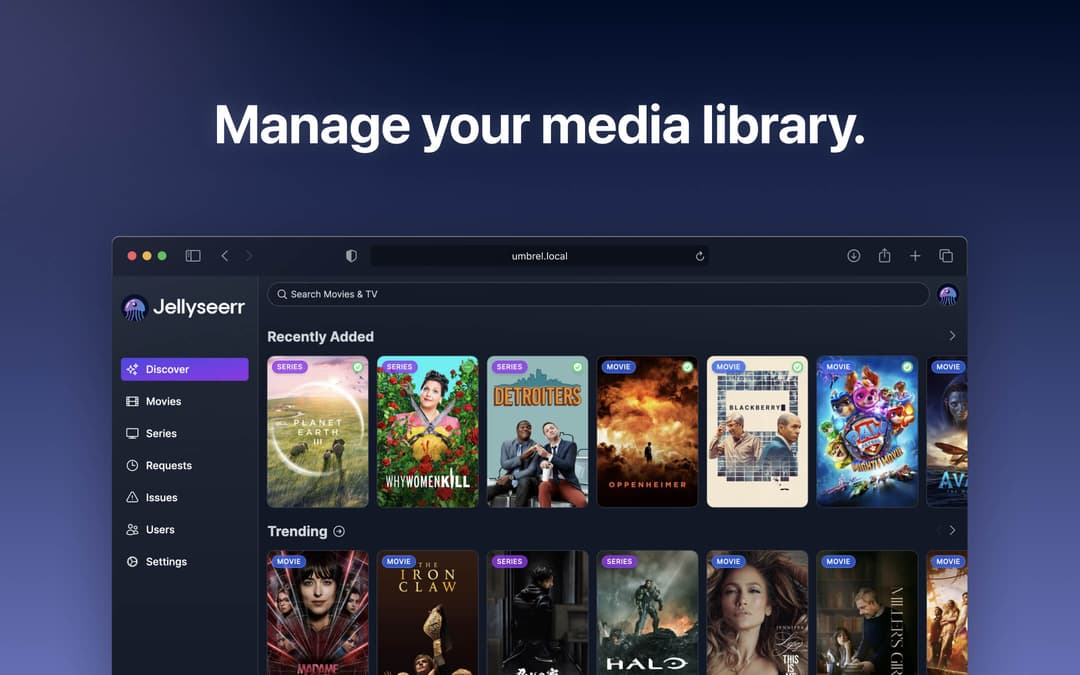 Jellyseerr | Umbrel App Store
