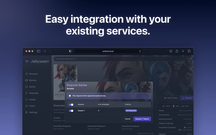 Jellyseerr | Umbrel App Store
