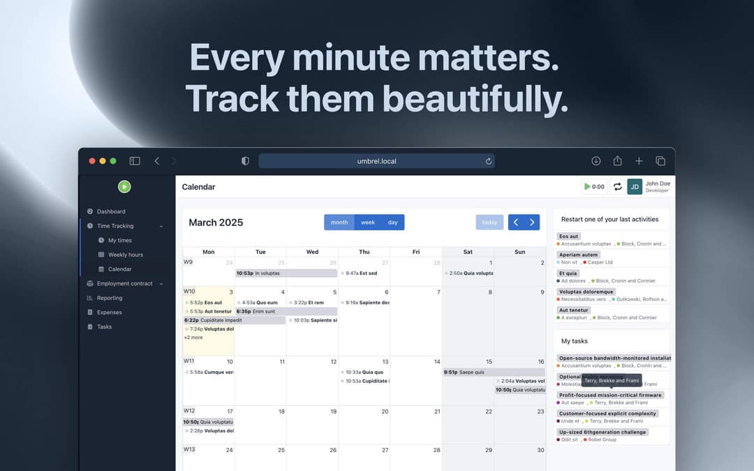 Kimai | Umbrel App Store