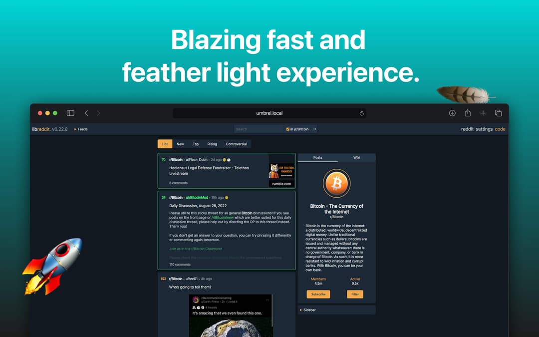 LibReddit | Umbrel App Store