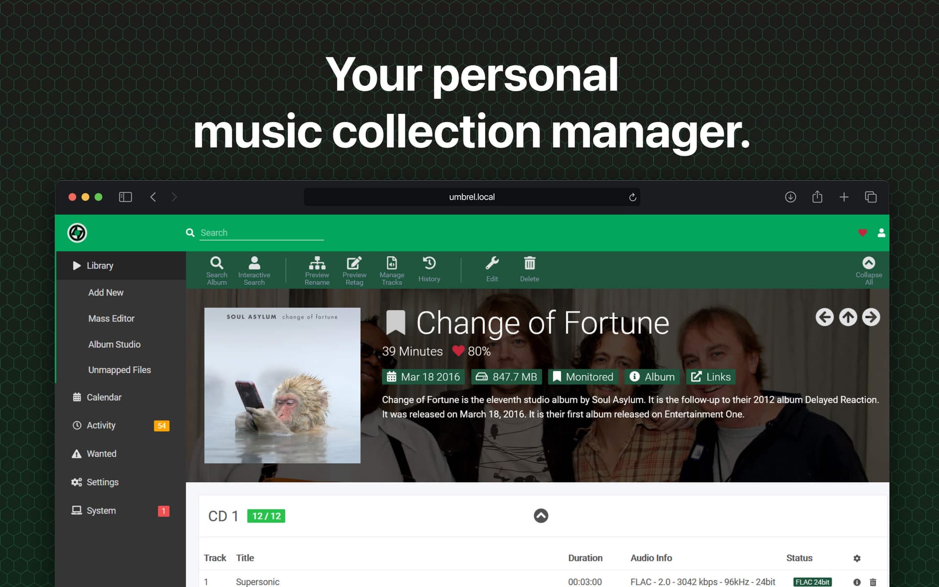Lidarr | Umbrel App Store