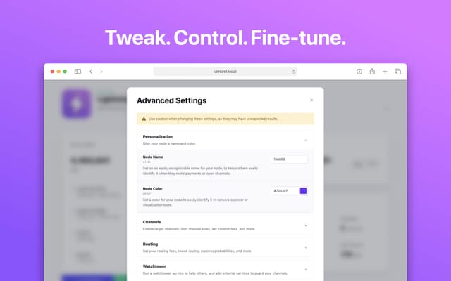 Lightning Node | Umbrel App Store