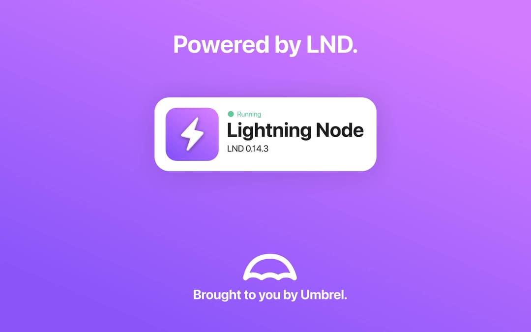 Lightning Node | Umbrel App Store