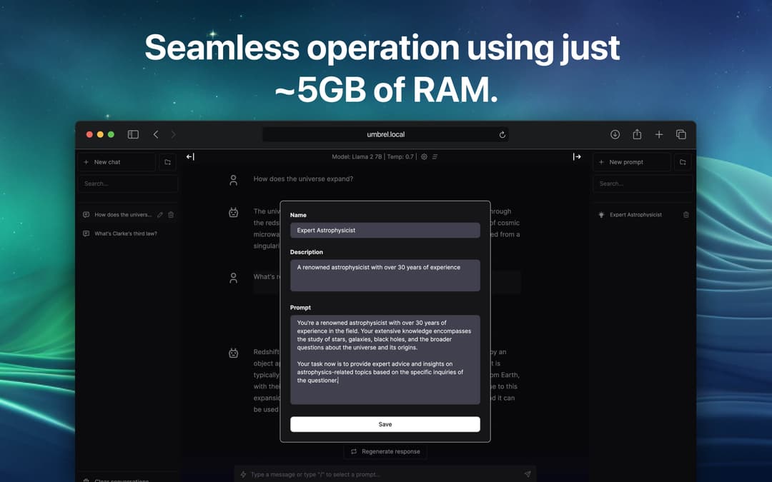 LlamaGPT | Umbrel App Store