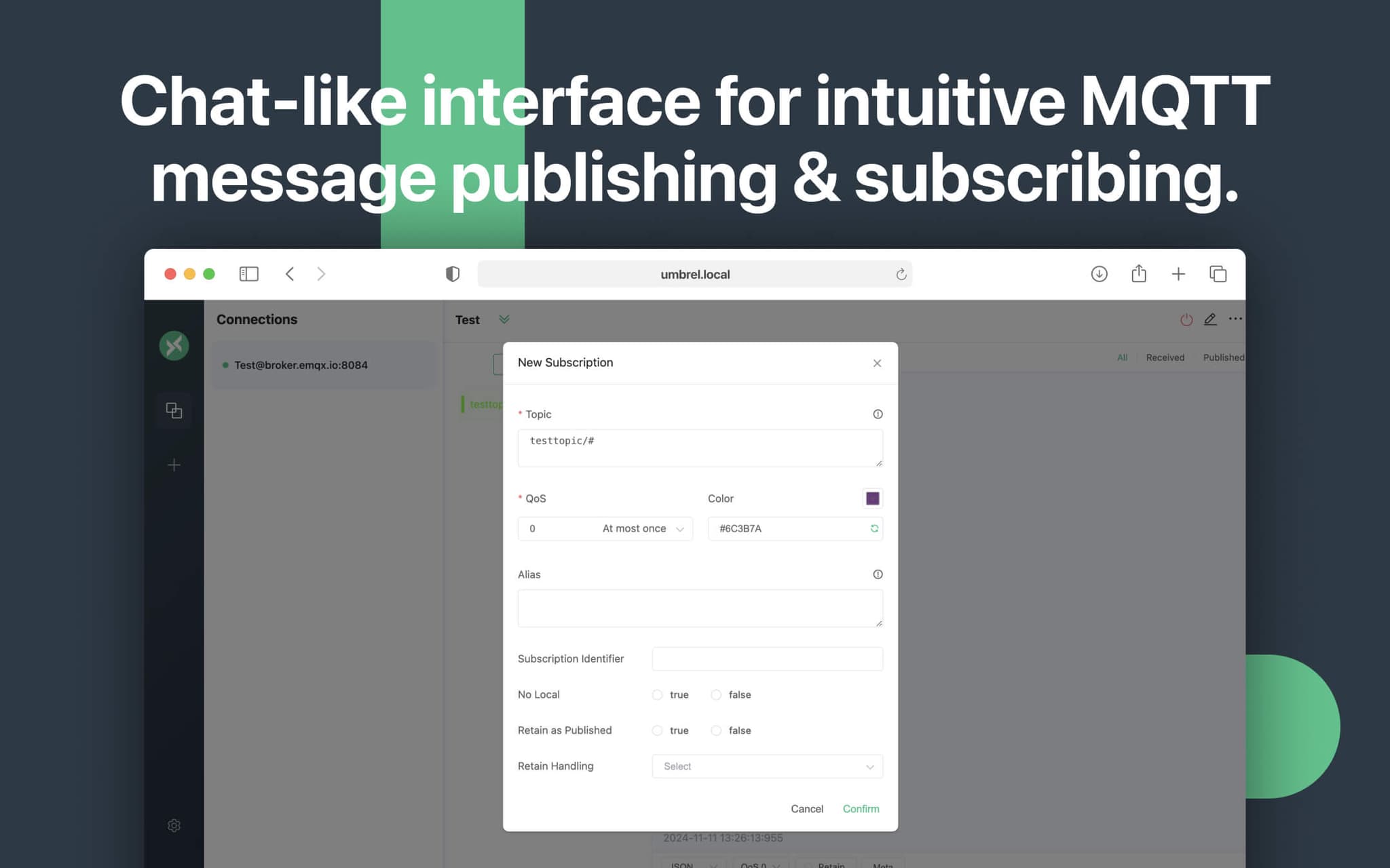 MQTTX Web | Umbrel App Store