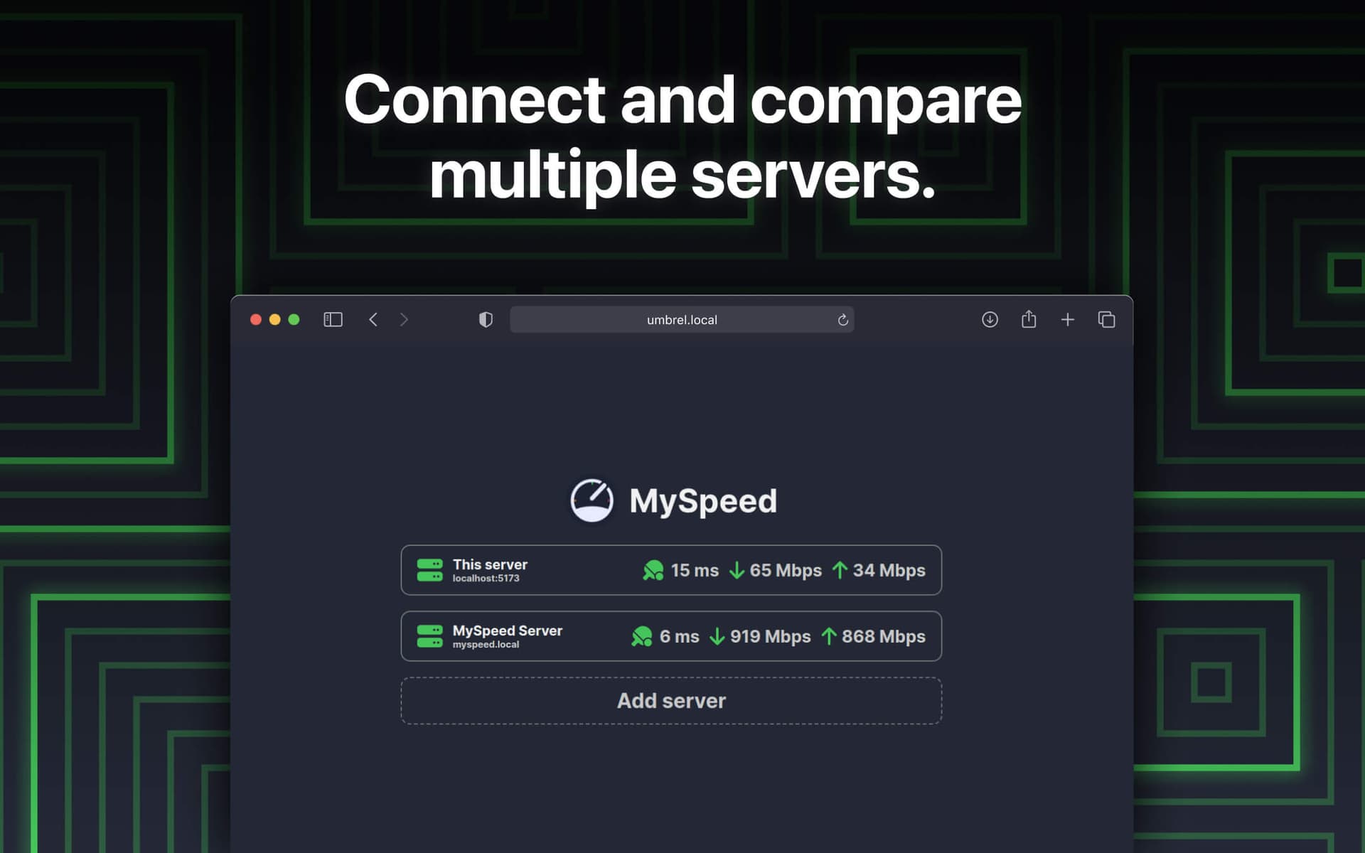 MySpeed | Umbrel App Store