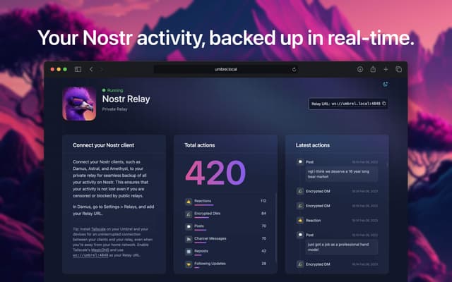 Nostr Relay | Umbrel App Store
