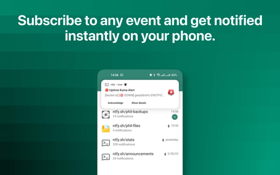 ntfy | Umbrel App Store