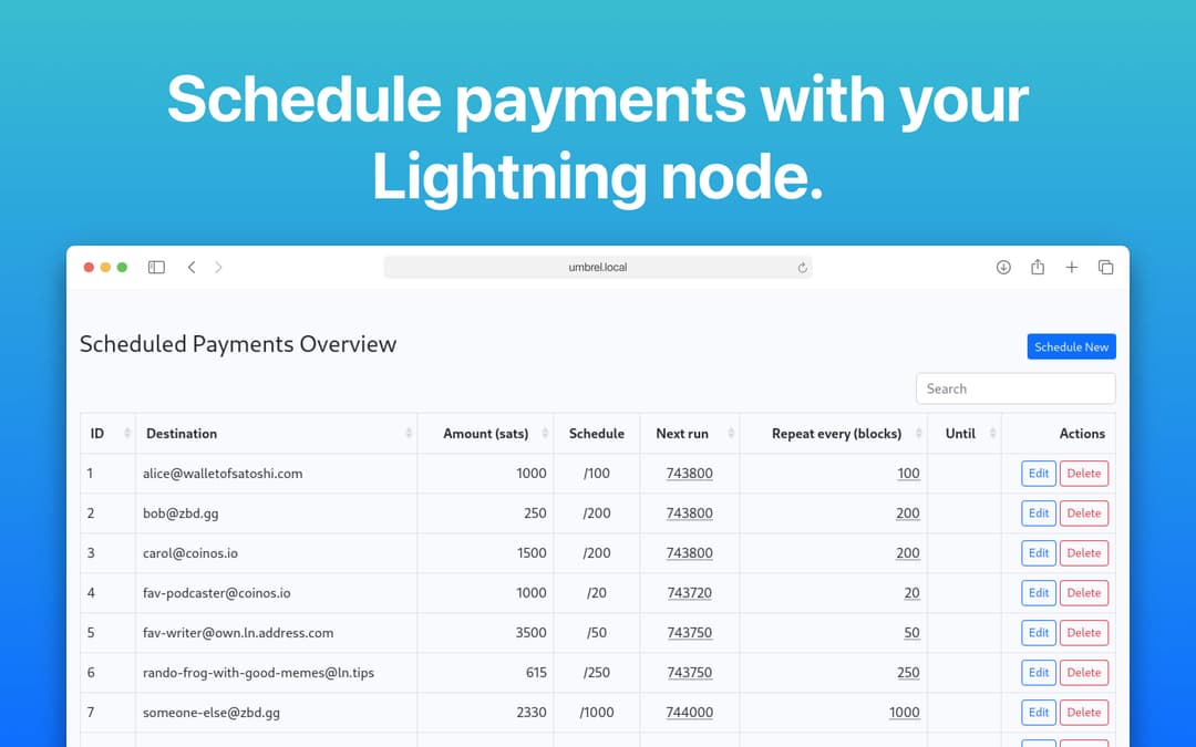 Oak Node | Umbrel App Store