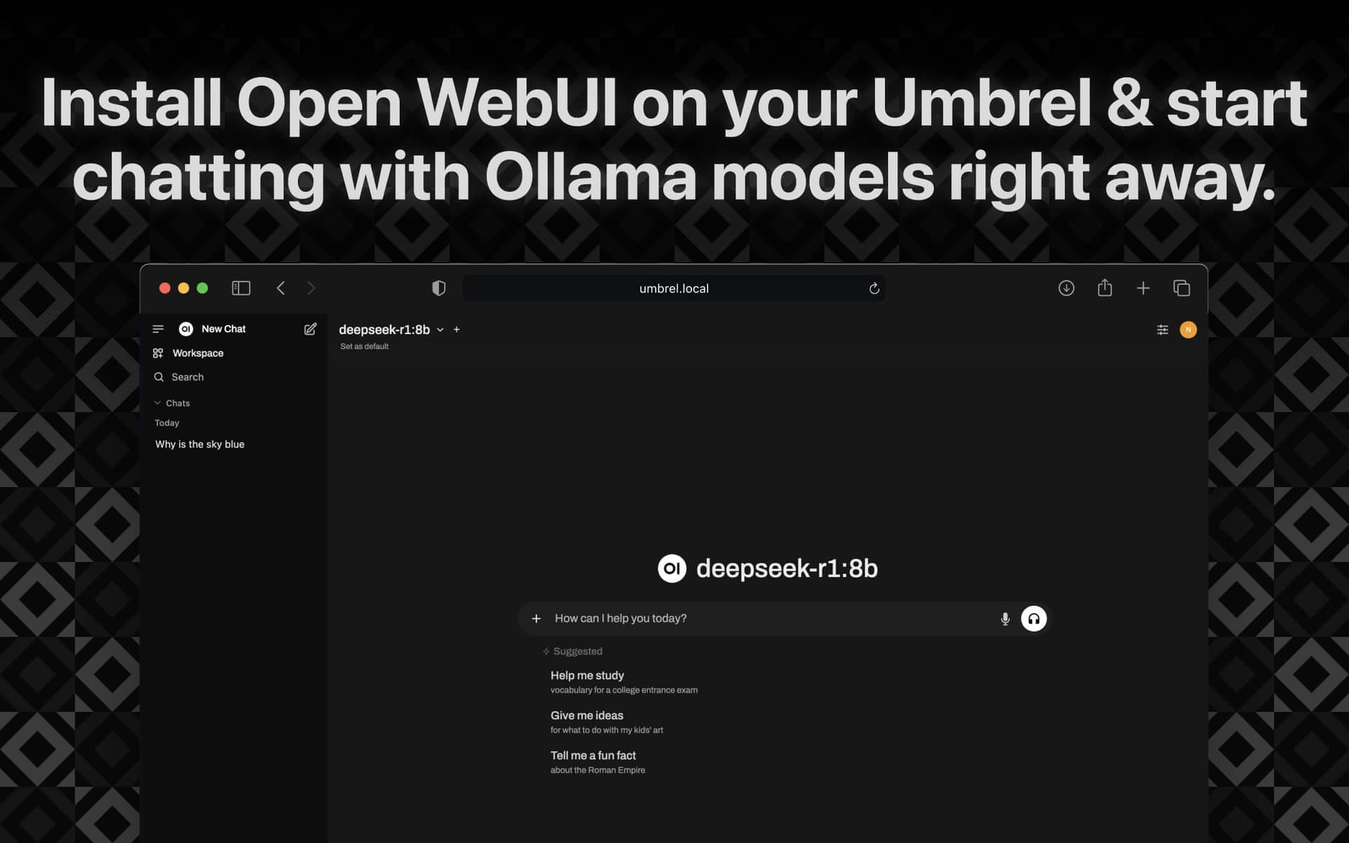 Ollama | Umbrel App Store