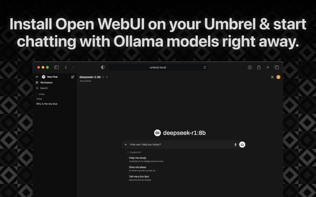 Ollama | Umbrel App Store