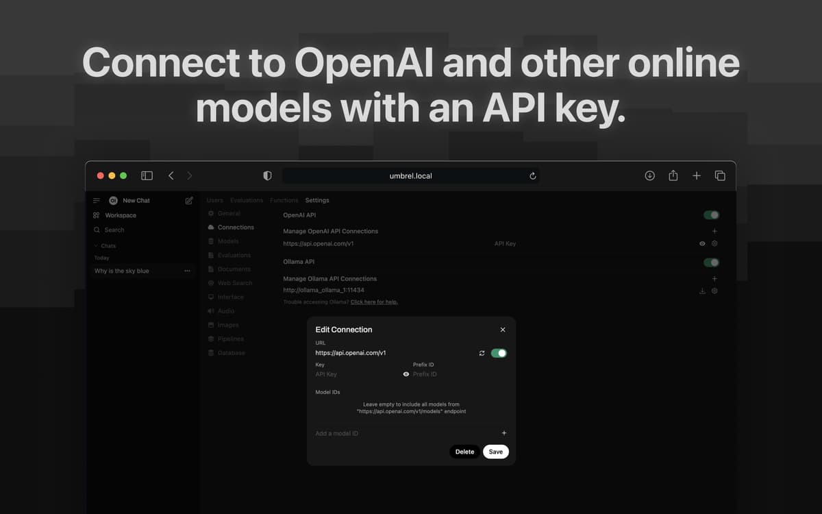 Open WebUI | Umbrel App Store