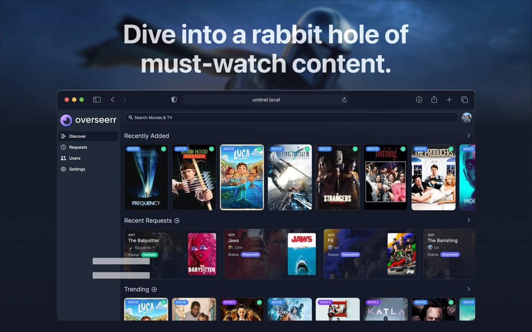 Overseerr | Umbrel App Store