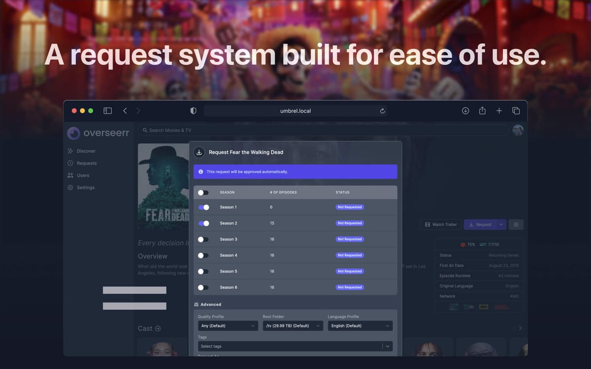 Overseerr | Umbrel App Store