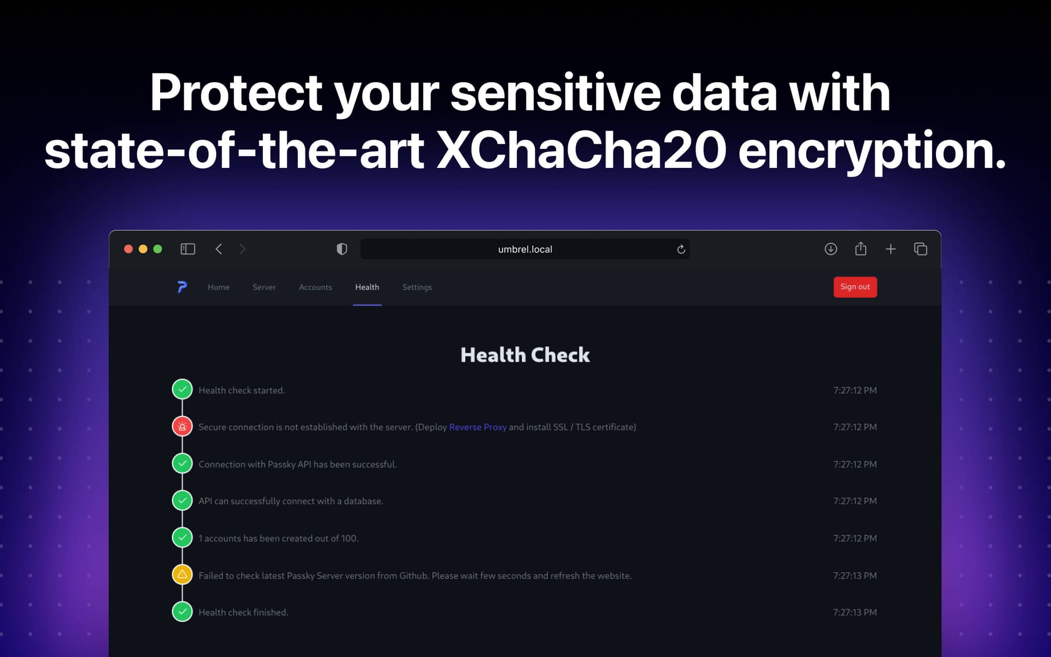 Passky Server | Umbrel App Store