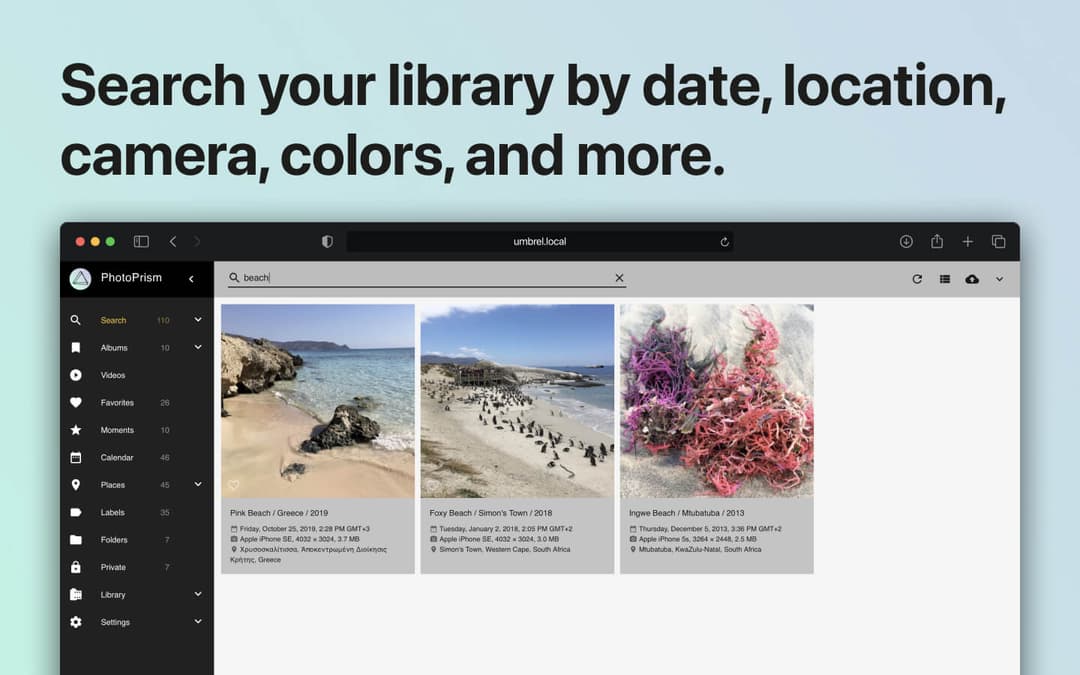 PhotoPrism | Umbrel App Store