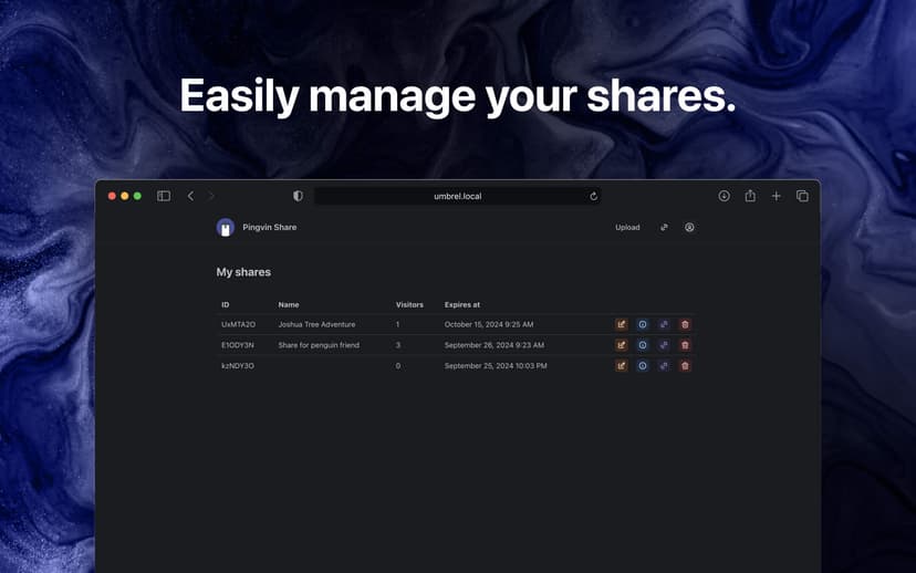 Pingvin Share | Umbrel App Store