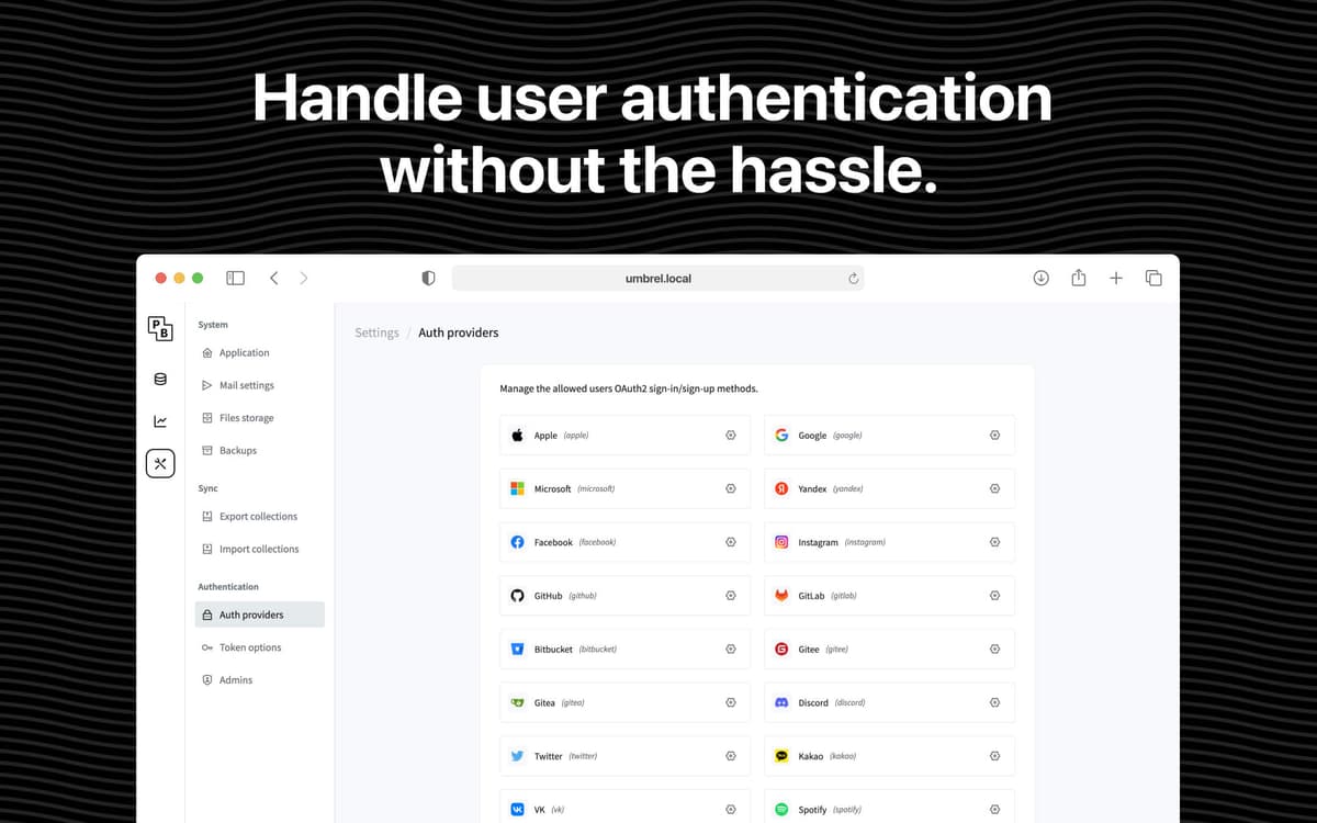 PocketBase | Umbrel App Store