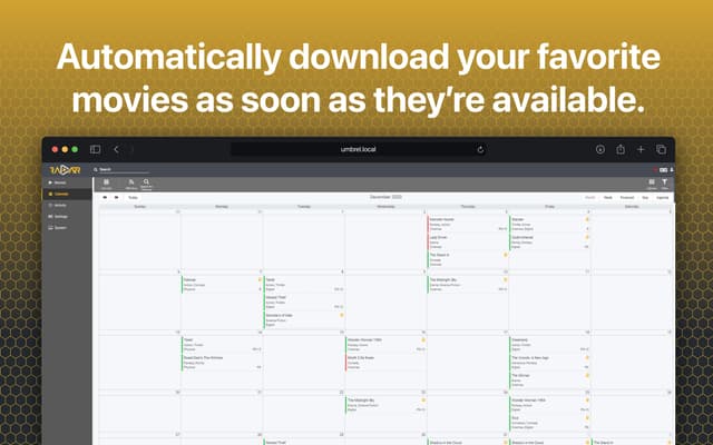 Radarr | Umbrel App Store