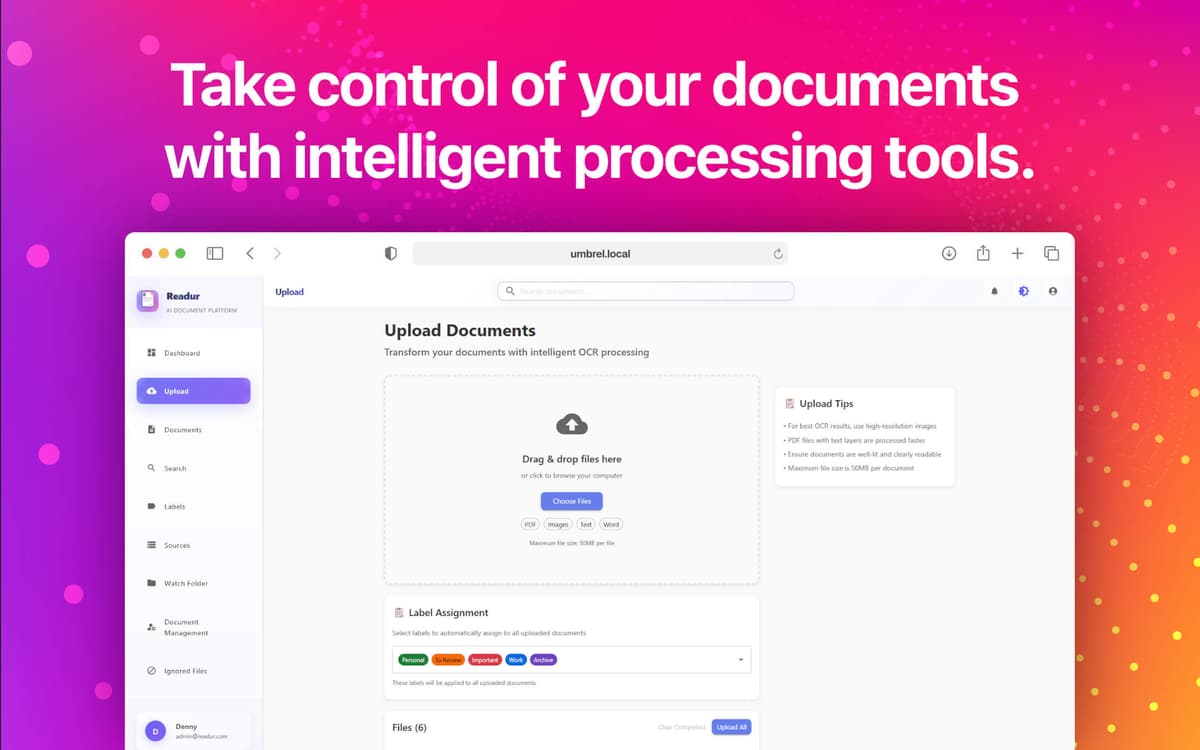 Readur | Umbrel App Store