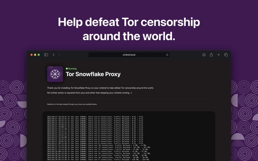 Tor Snowflake Proxy | Umbrel App Store