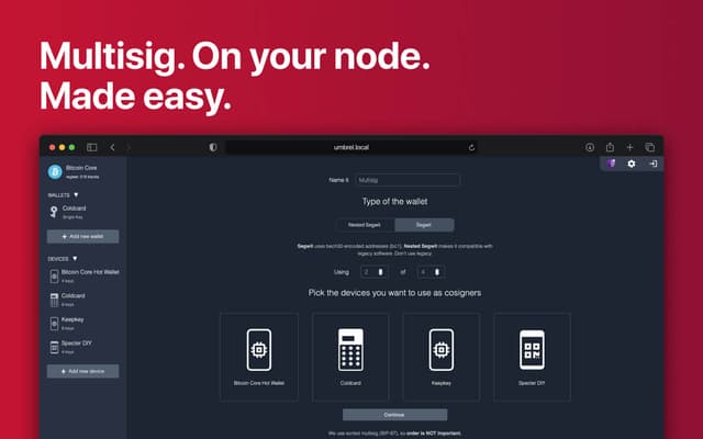 Specter Desktop | Umbrel App Store