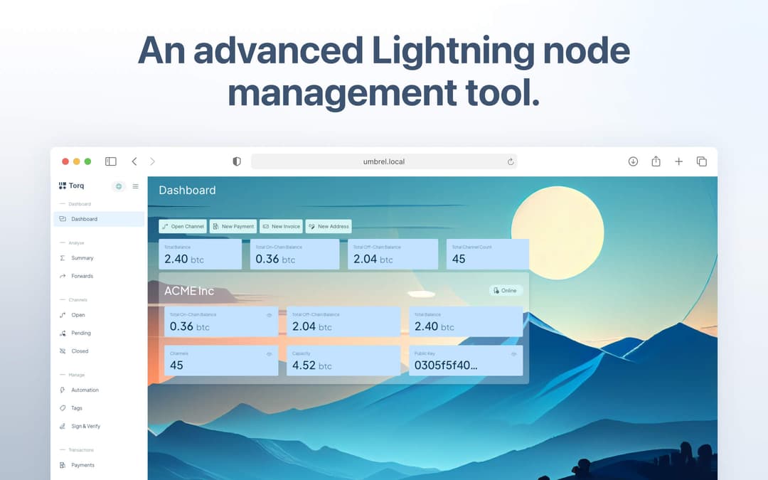 Torq | Umbrel App Store