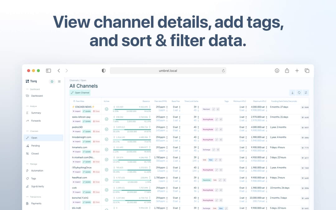 Torq | Umbrel App Store